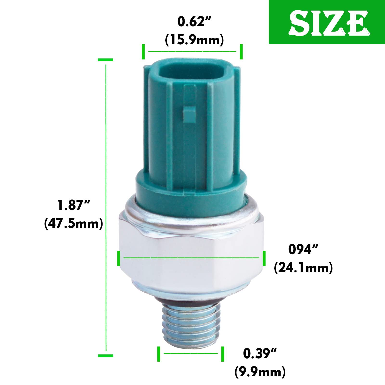Engine Dancer Transmission Oil Pressure Switch 2ND/3RD Replaces 28600-RCL-004 Compatible with 2003-2011 Honda and 2003-2006 Acura - Accord CR-V Element RSX TSX
