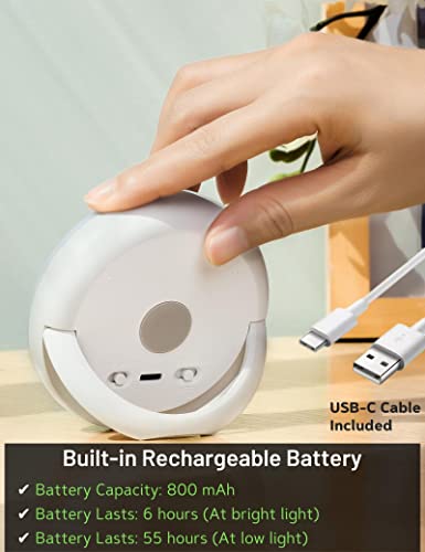 Searon Rechargeable Motion Sensor Night Light Kids, Under Cupboard Lights, Dimmable Cabinet Lights for Stairs Wardrobe Closet Bedroom Hallway Drawer Shed Toilet Garage