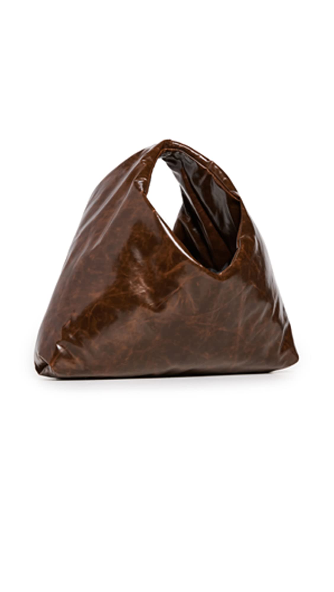 KASSL Women's Bag Anchor Hand Small Skai, Dark Brown, One Size