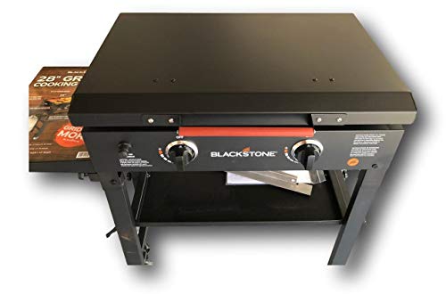 UTV GIANT Griddle Lid Cover fits 28in Blackstone Griddle, Powder Coated Black Aluminum Lid Storage Cover for 28 Inch Blackstone Griddle - Made in USA
