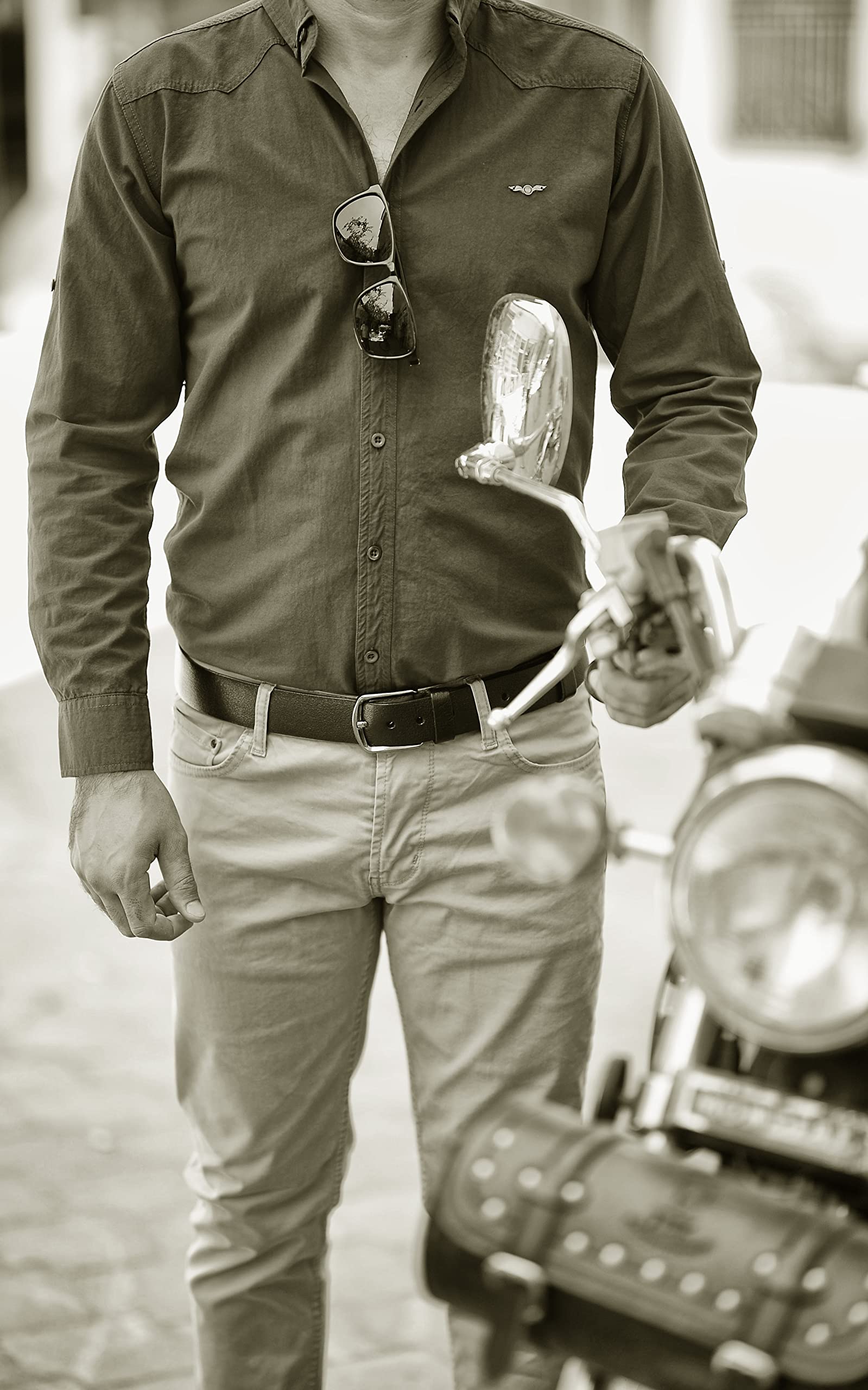 Genuine Leather Belt For Men We Finish At a Discount