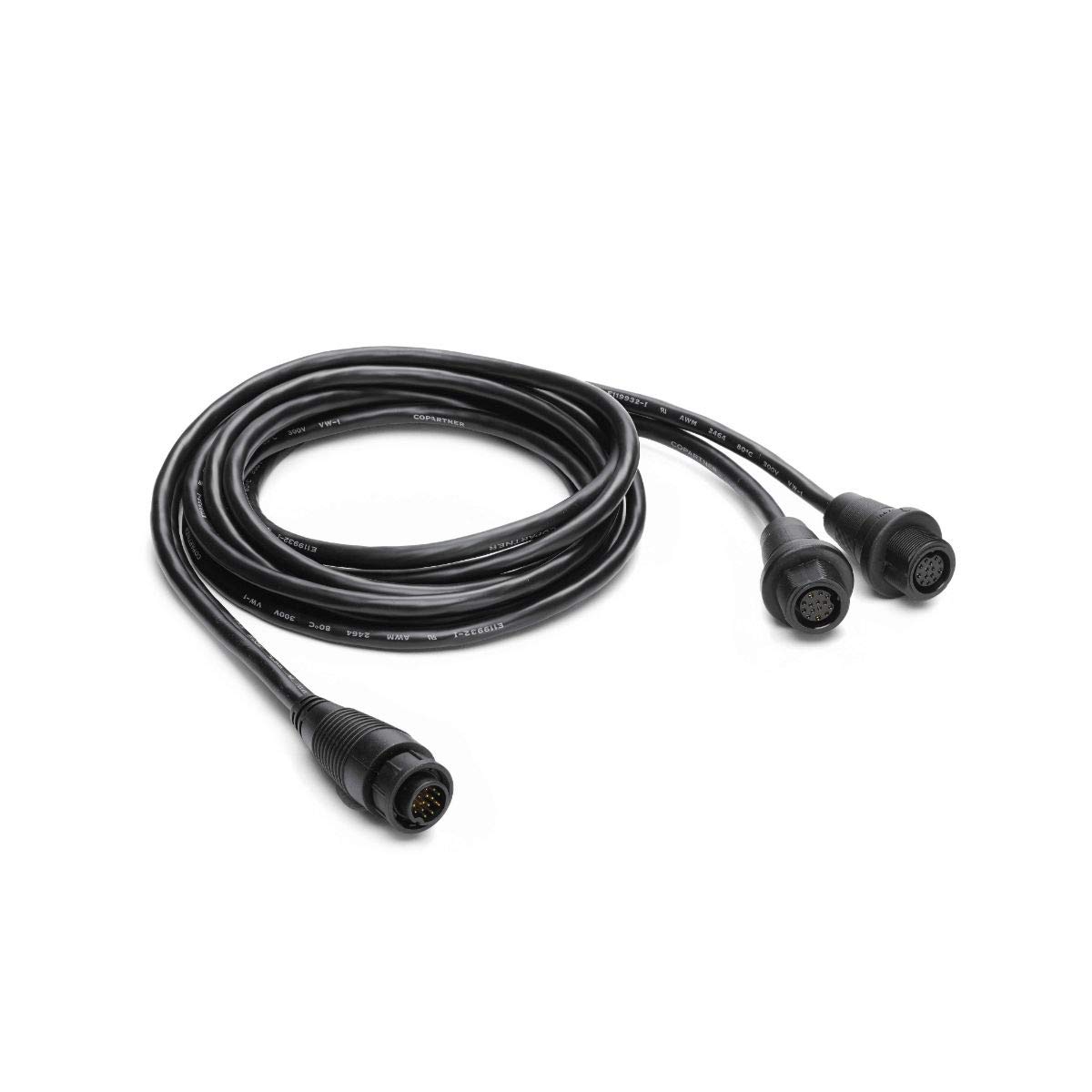 Humminbird 720108-1 14 M360 2DDI Y MEGA 360 & 2D/MDI Y Cable 720073-6 AS EC 5E Ethernet Cable, Black, 5-Foot