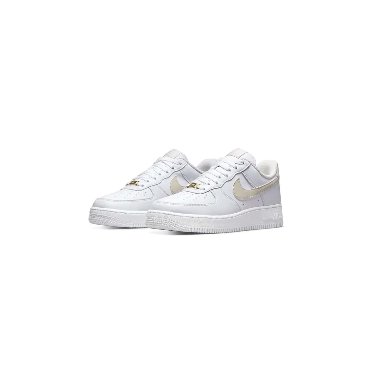 Nike Unisex Air Force 1 07 Next Nature Leather White Light Orewood Brown Trainers 10.5 W / 9 M US
