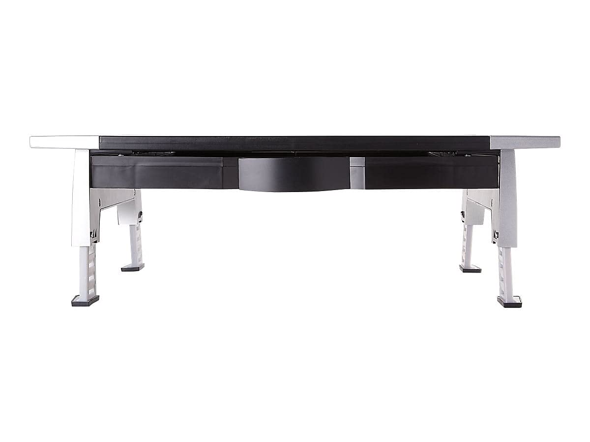 Fellowes 8031101 Monitor Riser,Adjustable,19-7/8-Inch x14-1/16-Inch x4-Inch -6-1/2-Inch ,BK/SR