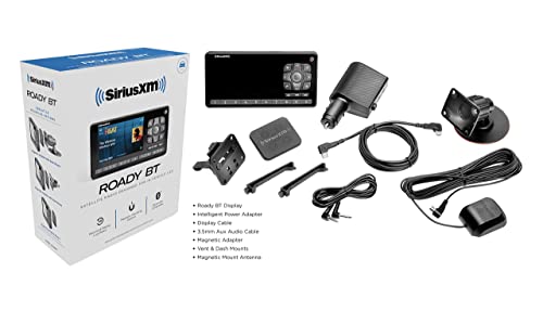SiriusXM Roady BT Vehicle Satellite Radio - Enjoy SiriusXM Through Your Existing Car Stereo (RoadyBT SXVRBT1)