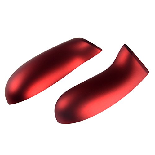 eXtremeRate Red Soft Touch Left Right Panel Handle Side Rails Replacement Parts for Xbox One Standard Controller Model 1537/1697