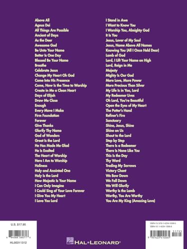 The Best Praise and Worship Songs Ever (Easy Piano)