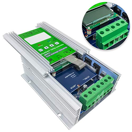 Original Factory 1400W 12V/24V Off Grid MPPT Wind Solar Hybrid Charge Controller Design for 0- 800W Wind with 0- 600W Solar Panel system with Booster Function and Dump Load