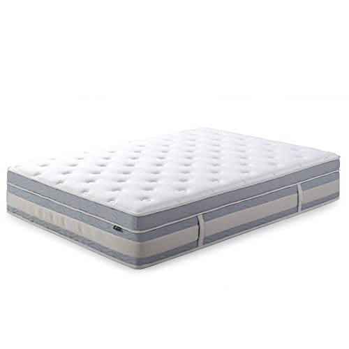 ZINUS 14 Inch Green Tea Cooling Gel Memory Foam Hybrid Mattress, California King, Pocket Innersprings for Motion Isolation, Mattress in A Box