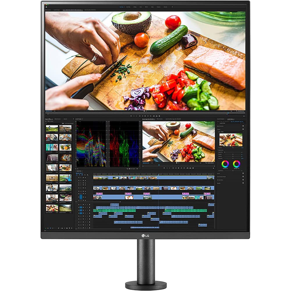 LG DualUp 28MQ780-B 16:18 SDQHD IPS HDR Dual Monitor Bundle with 1 YR CPS Enhanced Protection Pack