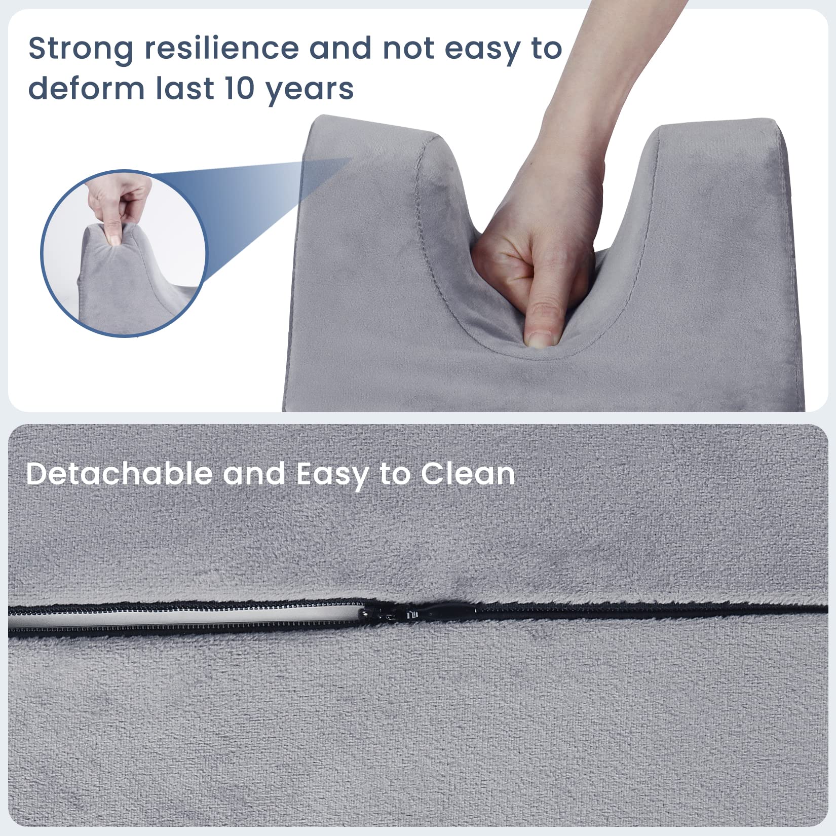 Nusican Tablet Pillow Holder Stand for Neck, ๐ฎ๐ฌ๐ฎ๐ฏ ๐จ๐ฝ๐ด๐ฟ๐ฎ๐ฑ๐ฒ๐ฑ Pillow Holder for Lap, Bed & Desk, Multi-Angle Tablet Pad with Pocket,Compatible with iPad,Samsung Galaxy,Kindle Fire & E-Reader