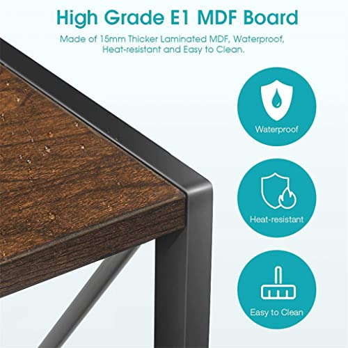 SJYDQ Foldable Computer Table Office Desk Writing Study Table Foldable Design X Shape Standing Desk for Home Office Furniture