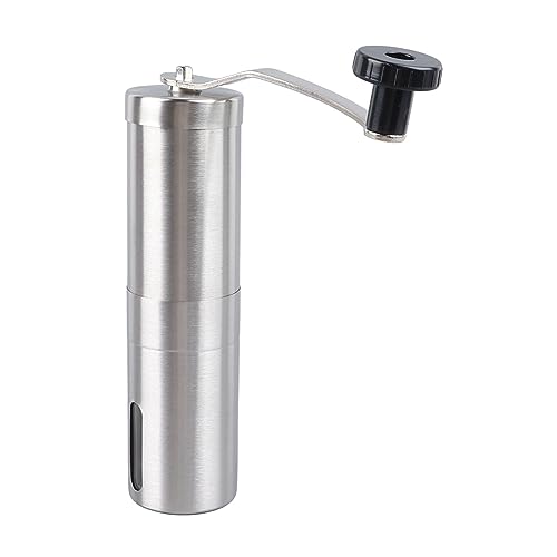 Manual Coffee Bean Grinder Visual Window Accuracy Grinding Easy To Hand Coffee Grinder Stainless Steel Portable for Camping