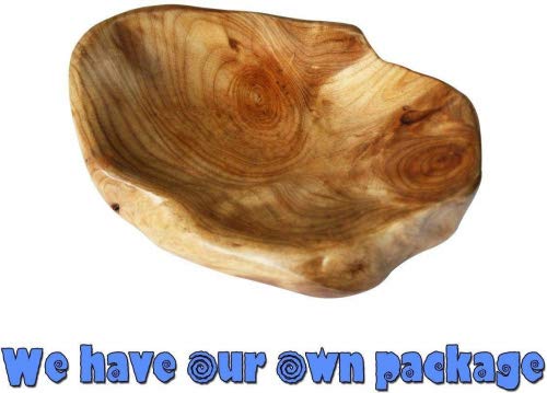 HIZBO MART Root Wood Serving Dish, Vintage Wooden ring dish, appetizer display, Hand Carved Artworksļ¼The length 7~11inchļ¼