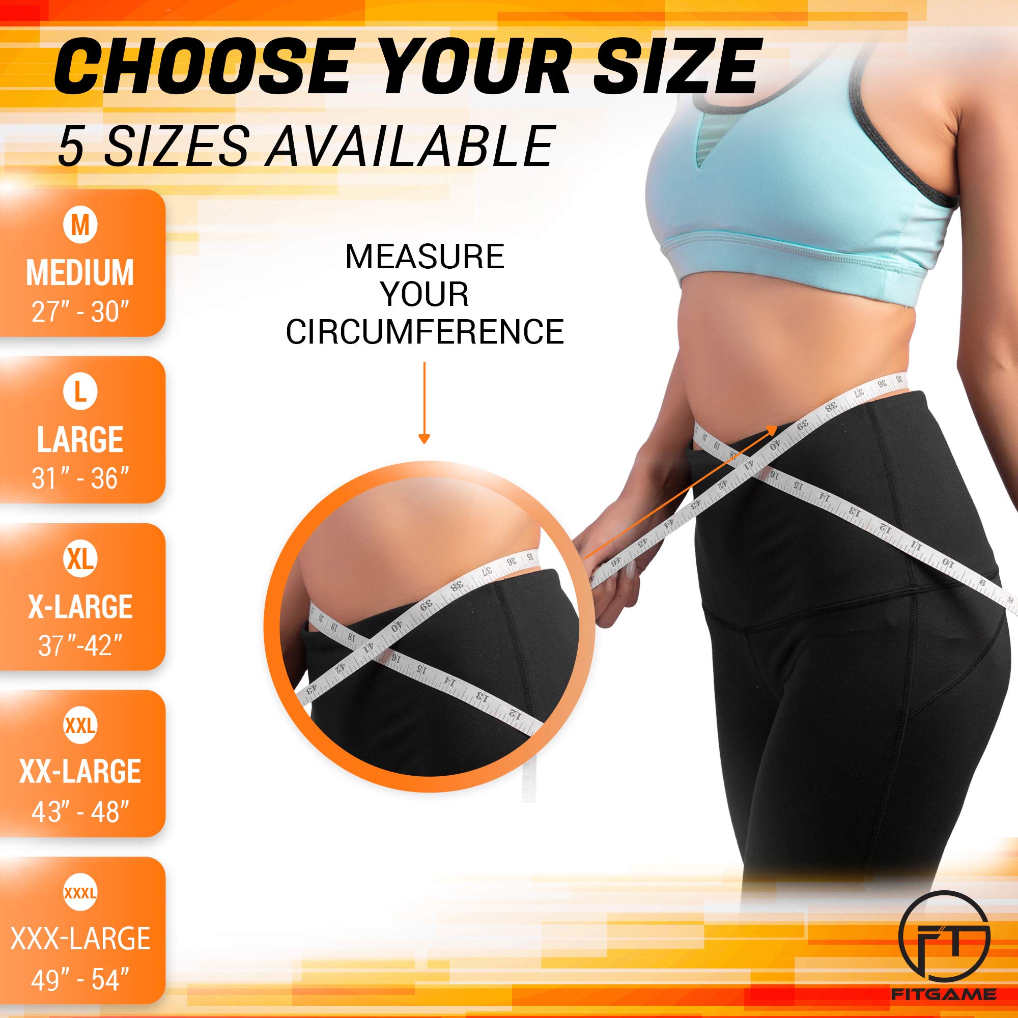 FITGAME Back Brace Lower Back Support Belt for Pain Relief | Sciatica, Herniated Disc and Scoliosis for Men and Women – Adjustable Straps and Removable Lumbar Pad