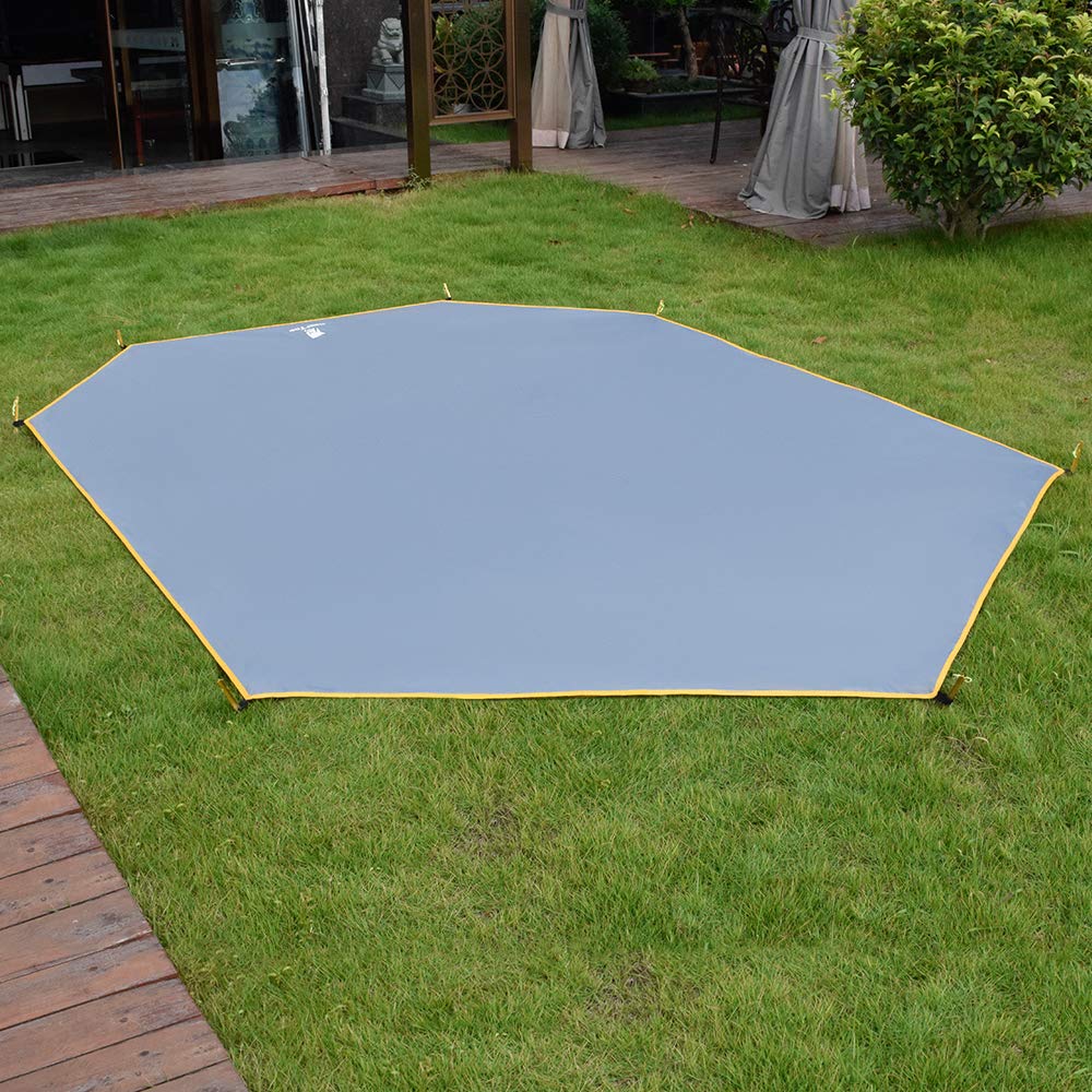 GEERTOP Portable Ultralight Tent Footprint Waterproof Rain Fly Tarp Ground Sheet Mat for TopRoad 4 Plus Tent 4 Person