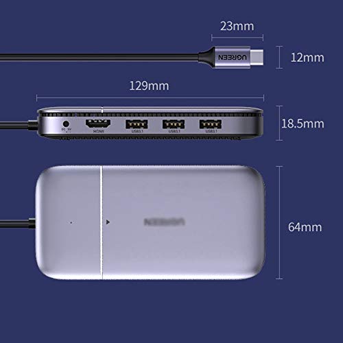 N/A USB C HUB USB Type C 3.1 to M.2 B-Key HDMI 4K 60Hz USB 3.1 10Gbps USB C HDMI HUB Splitter