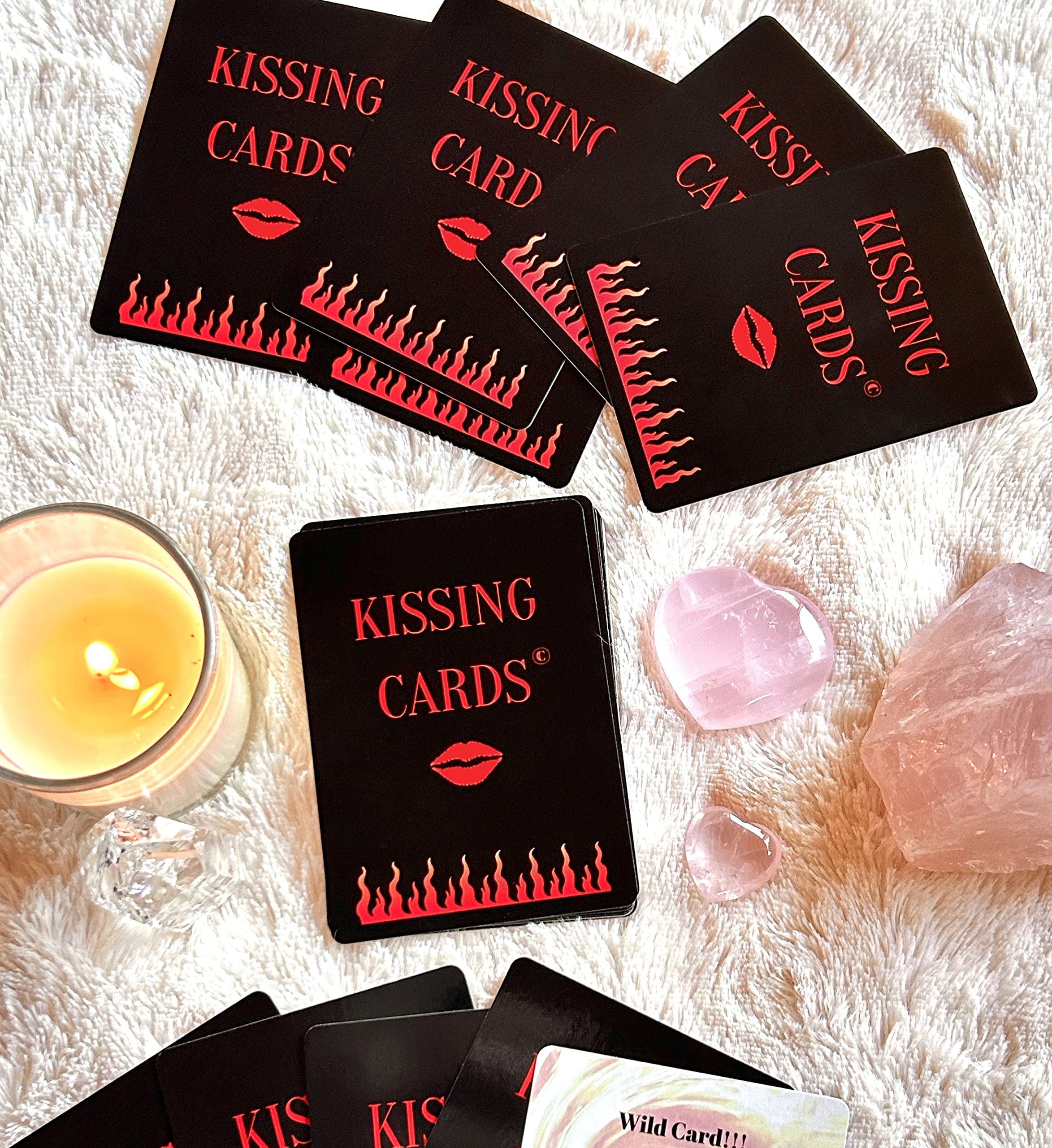 Kissing Cards © The Passionately Playful Partner Game. Fun Couple's Game. Couple Card Game. Couple Connection Game.