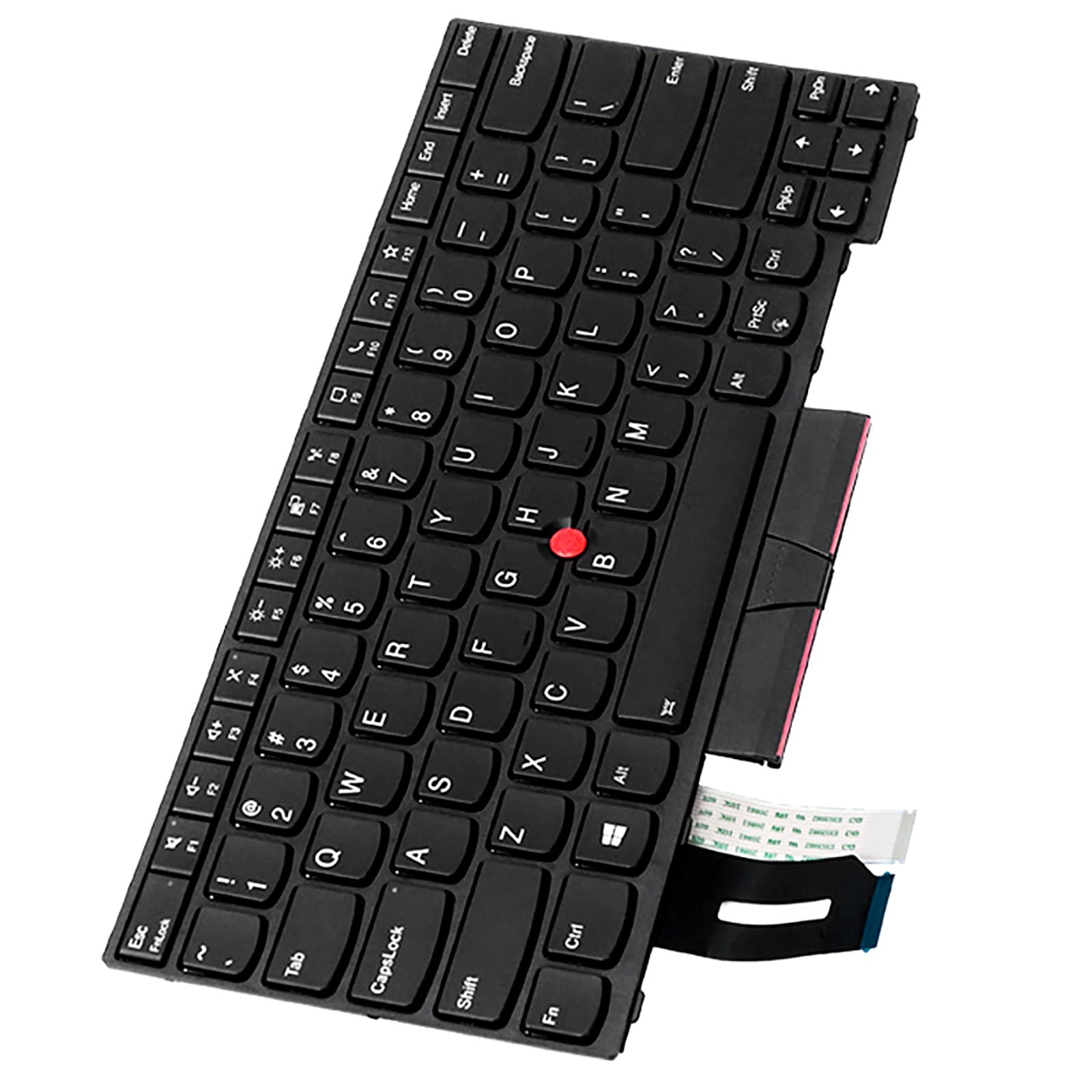 LIAN MO Laptop Keyboard for Lenovo ThinkPad E480 E485 E490 E495 L380 L390 R480 T480S L490 T490 T495 Laptop Keyboard Without Backlight, (with Backlight) 01YP280 01YP400 (E480with Backlight)