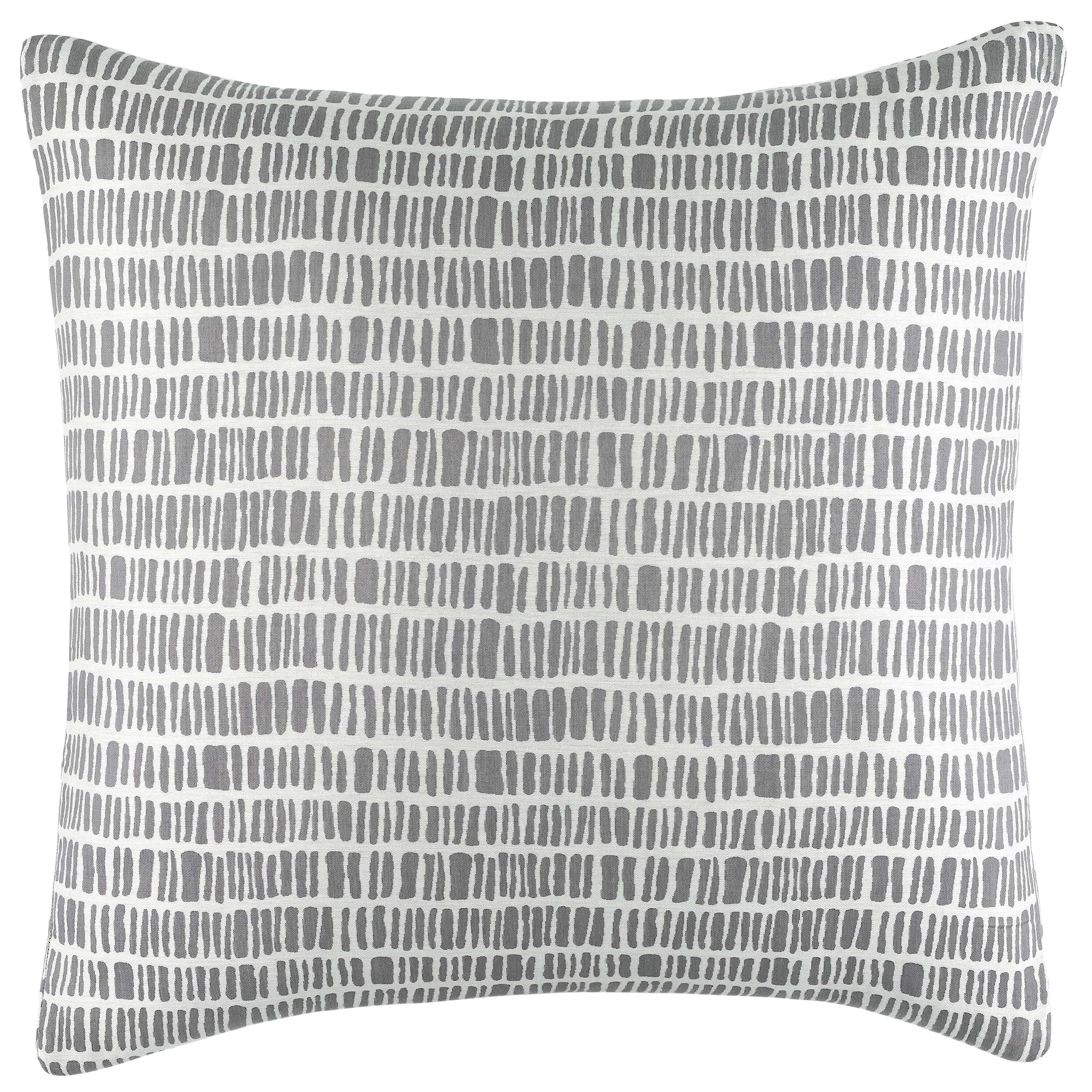 Pine Cone Hill Talus Granite Duvet Sham, Standard Size, Grey Graphic Pattern