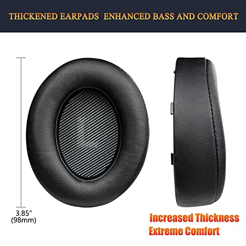 SOULWIT Ear Pads Replacement for JBL Everest Elite 700 (Model: V700NXT) Headphones, Earpads Cushions with High-Density Noise Isolation Foam, Softer Protein Leather - Black