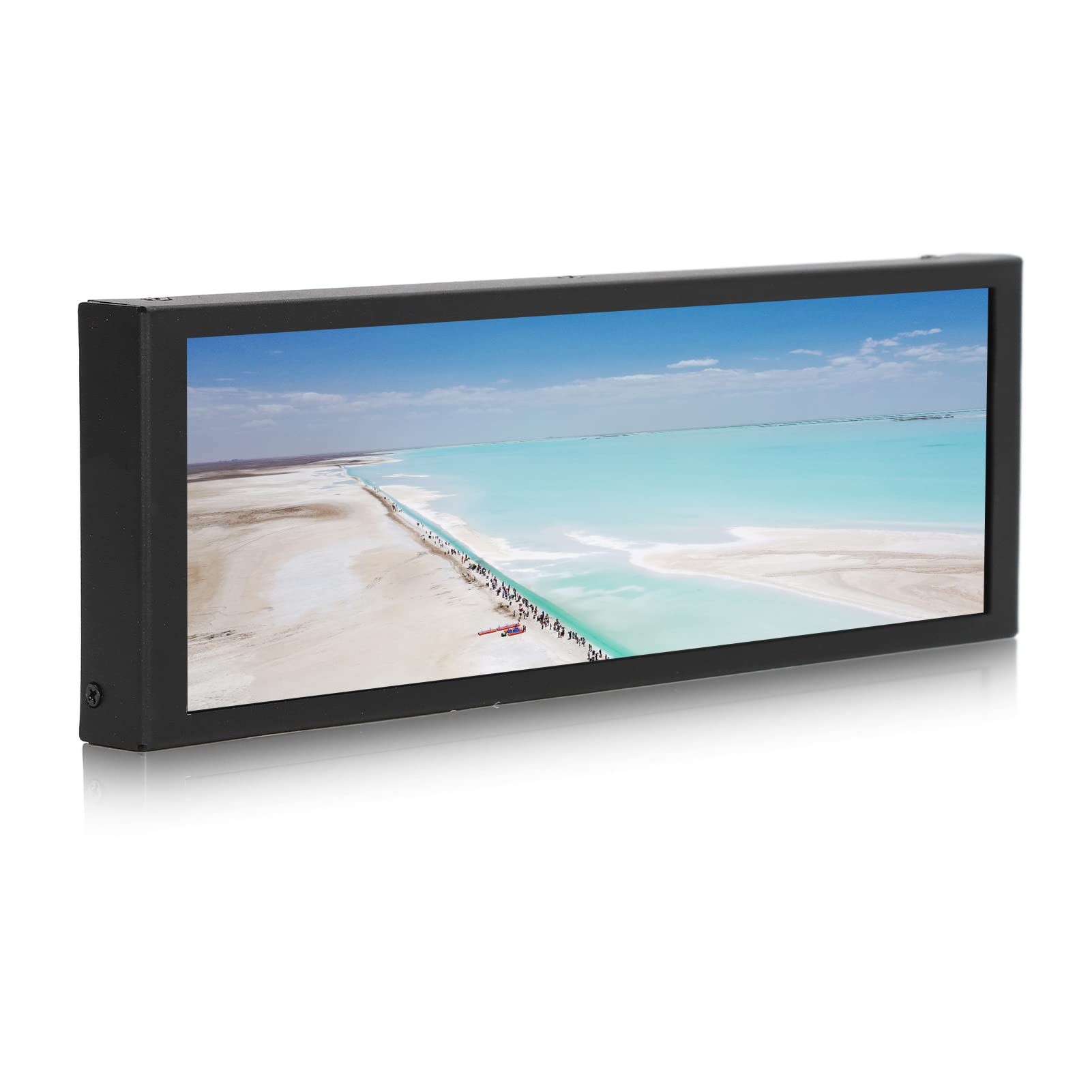 PC Case Sub Screen, Stretch Bar LCD Screen 5:16 16.7M Display Color 60Hz for 3B for CM3 (Capacitive Touchscreen)