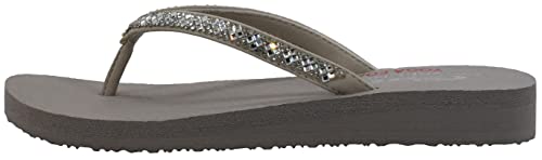 Skechers Women's Meditation-Perfect 10 Thong Sandal Nude 8