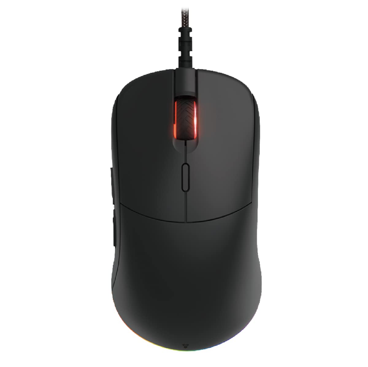 FANTECH Helios UX3V2 Symmetrical RGB Gaming Mouse, PixArt 3389 16,000 DPI Kailh Switches 6 Programmable Buttons Professional Grade Small Size Mouse, Light Weight Mouse, Matte Black