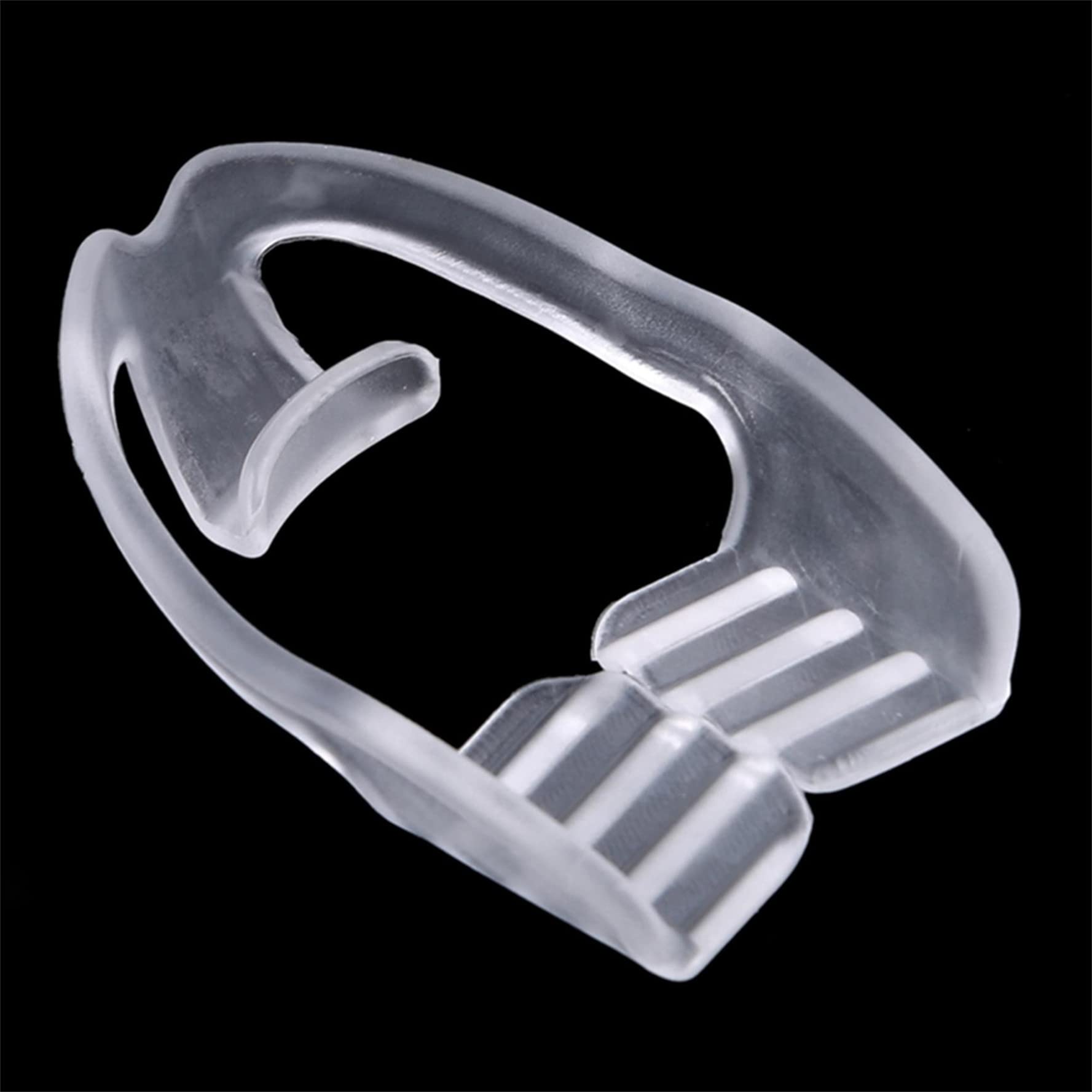 NAGAD Guard for Teeth Clenching Nighttime Mouth Guard Sleep Teeth Guards for Upper and Lower Jaw Transparent Dental Guards, White, 1.77*1.38 Inch, 1.0 Count