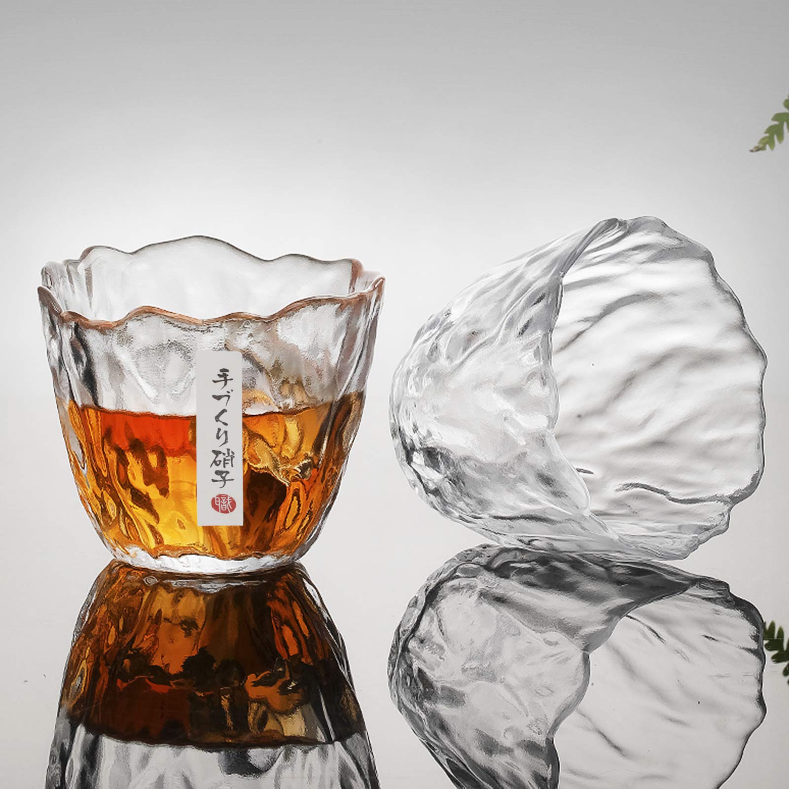 Holiberty Old Fashioned Whiskey Glasses, 7.1 oz Crystal Cocktail Whiskey Rum Gin Glasses Beer Wine Trumbler Drinking Cup for Scotch Bourbon Liquor Barware Men Dad Lover Fathers Day Birthday Gift