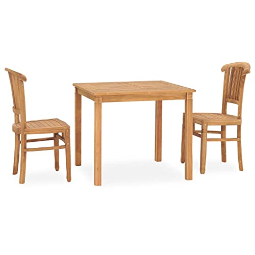 WFAUIBR Dining Set 3 Piece Patio,Patio Furniture Set ,Lawn Chairs Set ,for Flower Shops, Internet cafes, Hotels, Dormitories, Small Apartments,33.5" x 33.5" x 29.5"