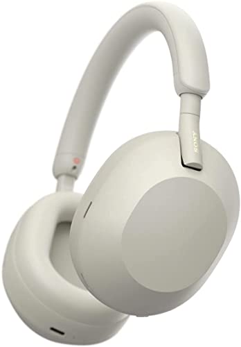 Sony WH-1000XM5S Noise Canceling Wireless Headphones - 30hr Battery Life - Over-Ear Style - Optimized for Alexa and Google Assistant - Built-in mic for Calls - Silver/Gold
