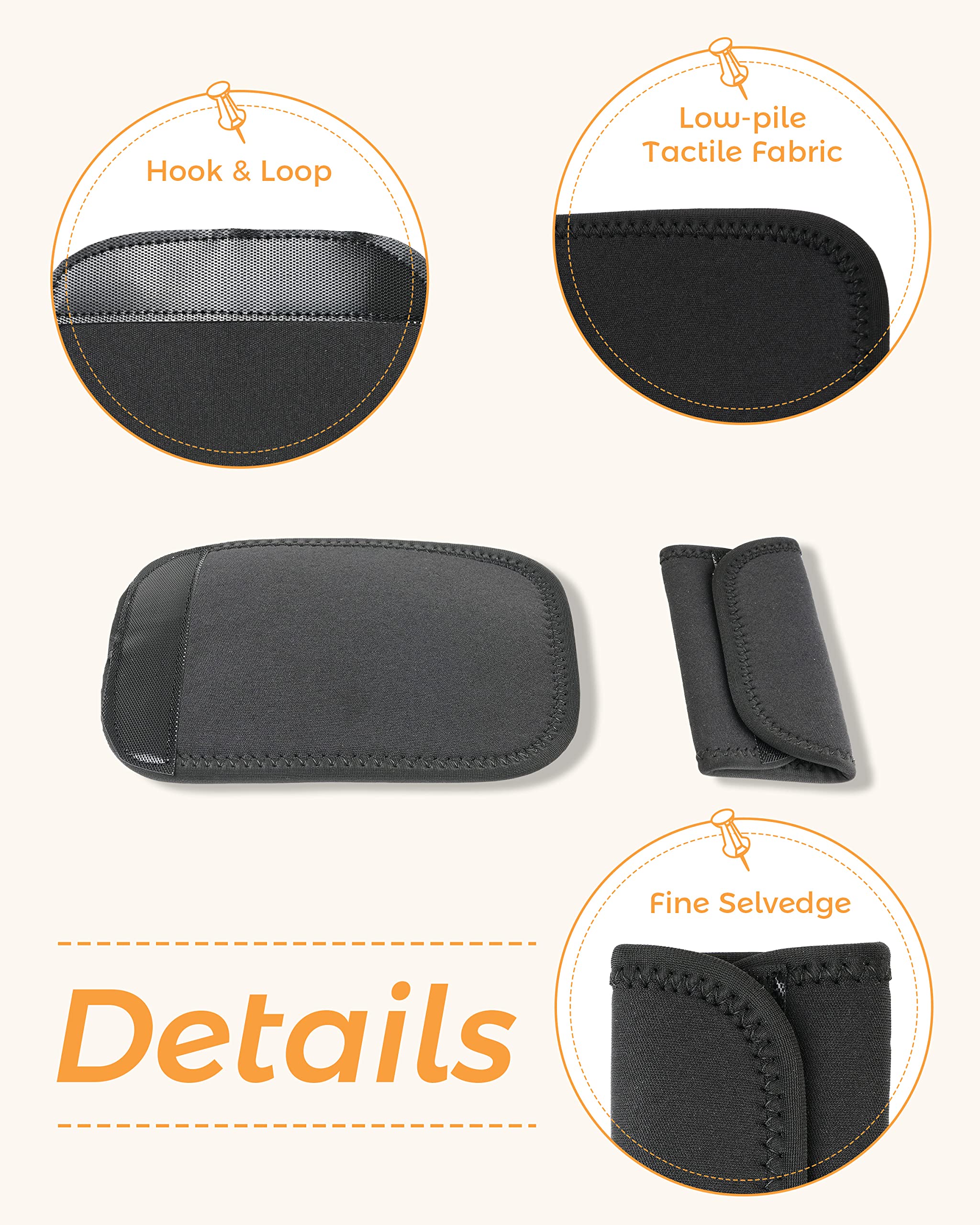 Infant Car Seat Strap Covers,6 Pcs Super Soft Shoulder Strap Pads, Baby Car Seat Cushion, Seat Belt for All Car Seats, Pushchair and Stroller