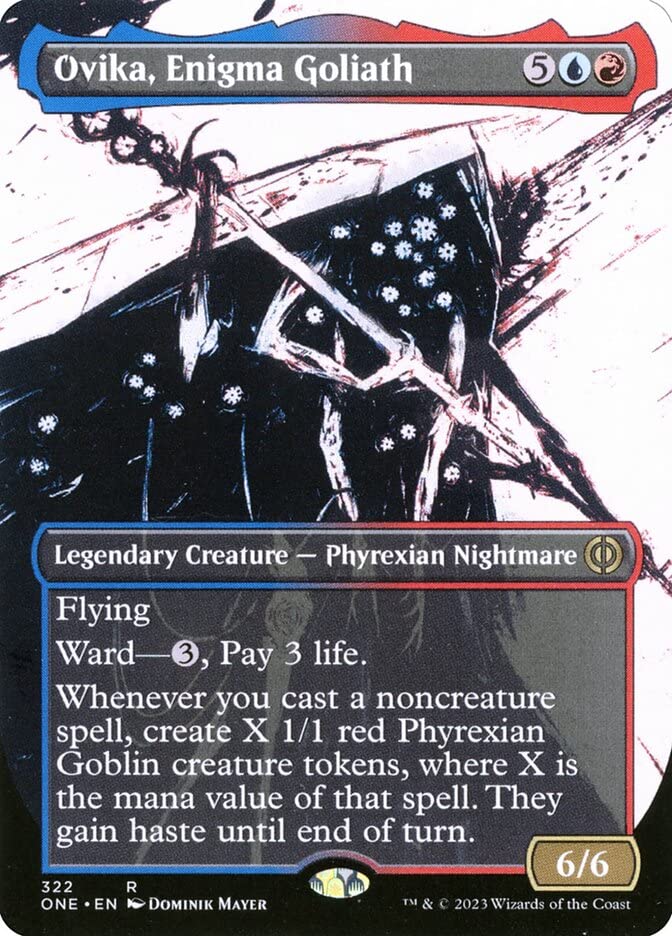 Magic: the Gathering - Ovika, Enigma Goliath (322) - Borderless - Phyrexia: All Will Be One