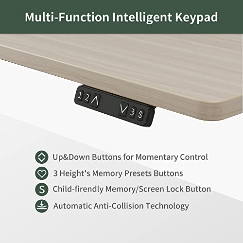 FEZIBO L Shaped standing desk