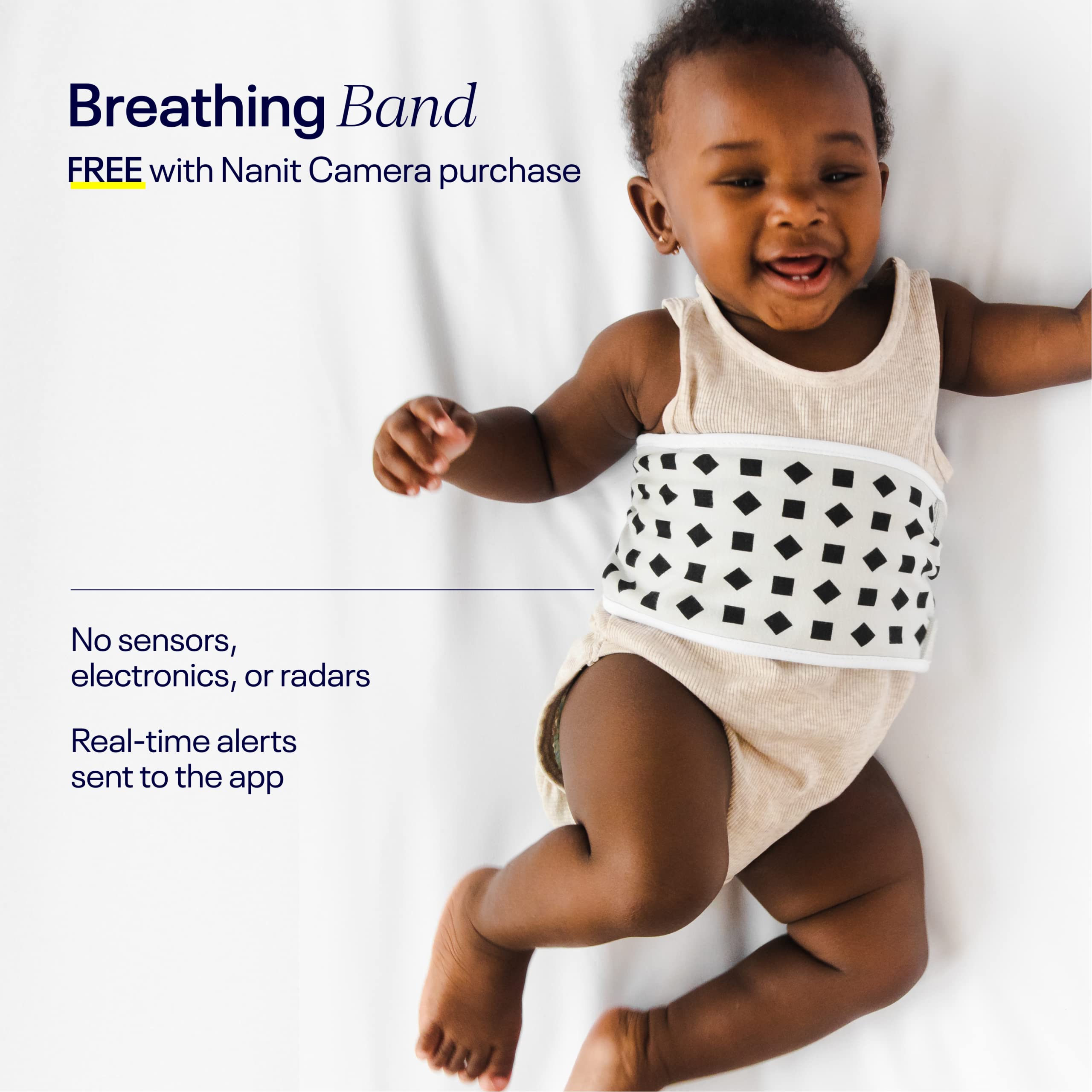 Nanit Pro Smart Baby Monitor & Wall Mount, 2-Pack (White) – Wi-Fi HD Video Camera, Sleep Coach & Breathing Tracker, 2-Way Audio, Sound & Motion Alerts, Nightlight & Night Vision, & Breathing Band