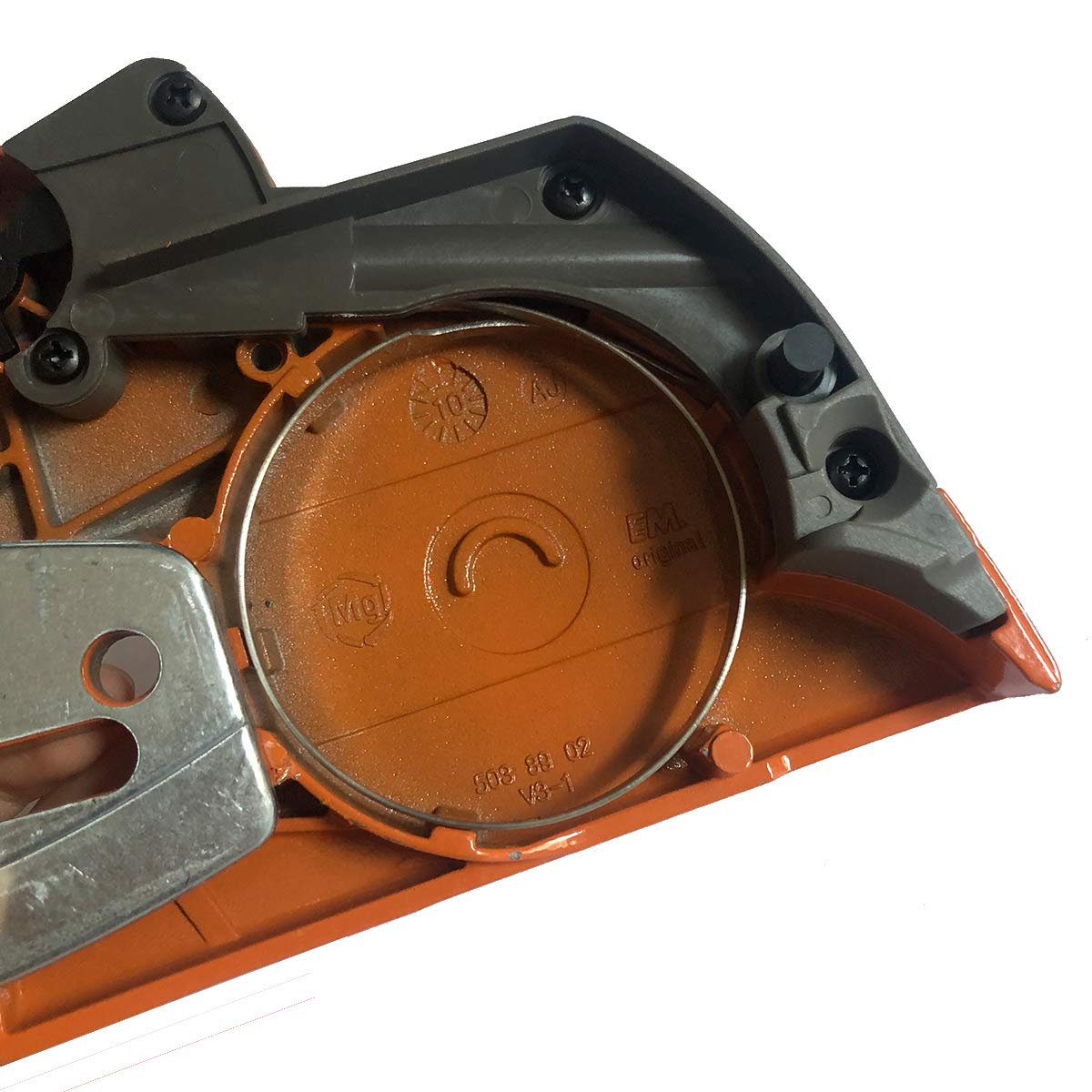 FJSa Chain Brake Clutch Sprocket Side Cover 537107803 for Husqvarna 340 345 346XP 350 353 357 359 Chainsaw