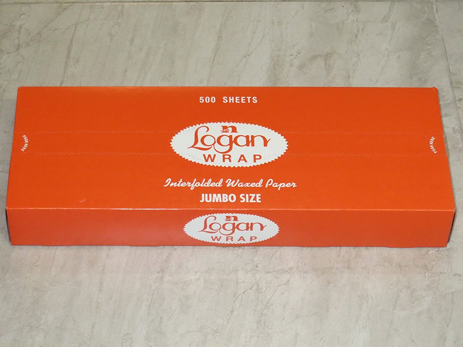 logan Interfolded Dry Waxed Deli Paper, 10.75" Length X 15" Width, White- 500 sheets