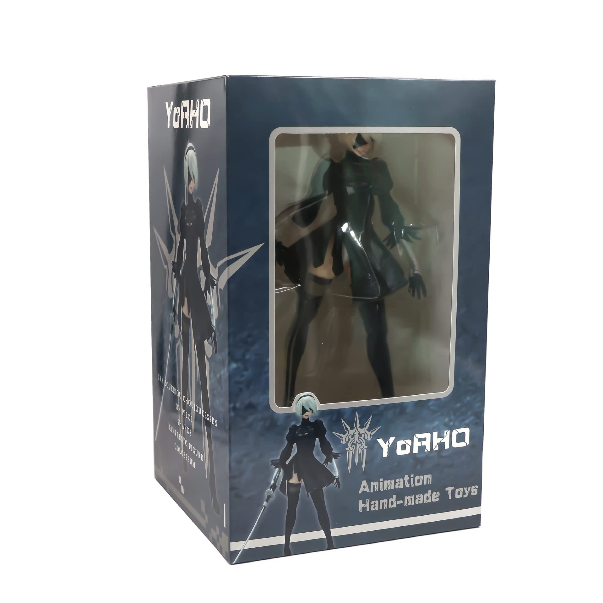 Kaaoil Yorha 2B Figure Anime Game Statue for Birthday Gift Fan Collection Desktop Decoration(28cm/11in)