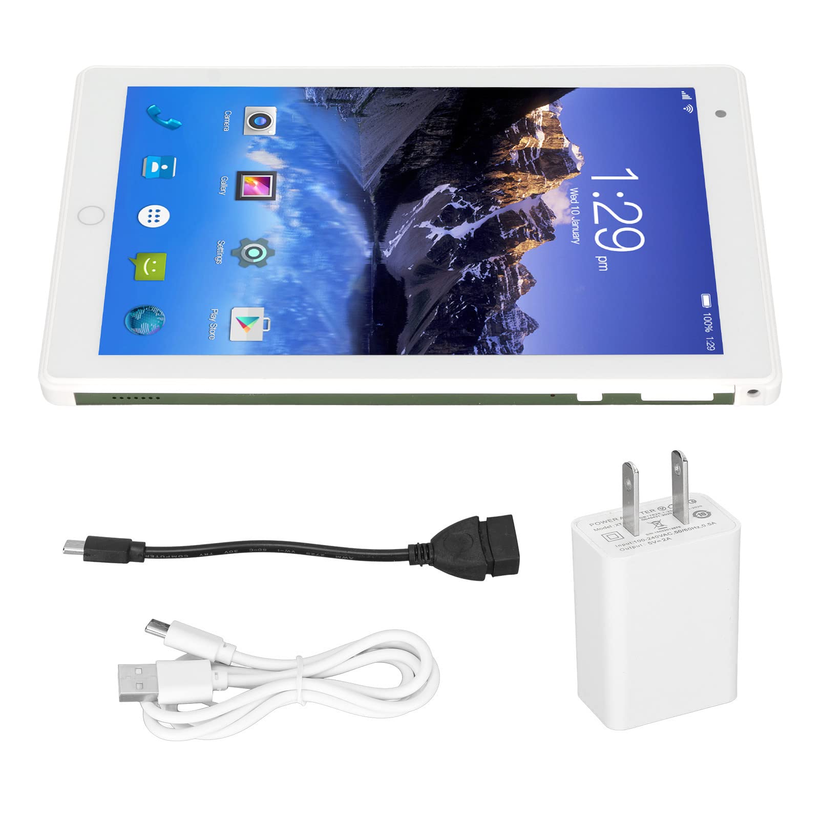 Octa Core Call Support 8Tablet PC Green 4GB RAM 64GB ROM for 10.0 (US Plug)