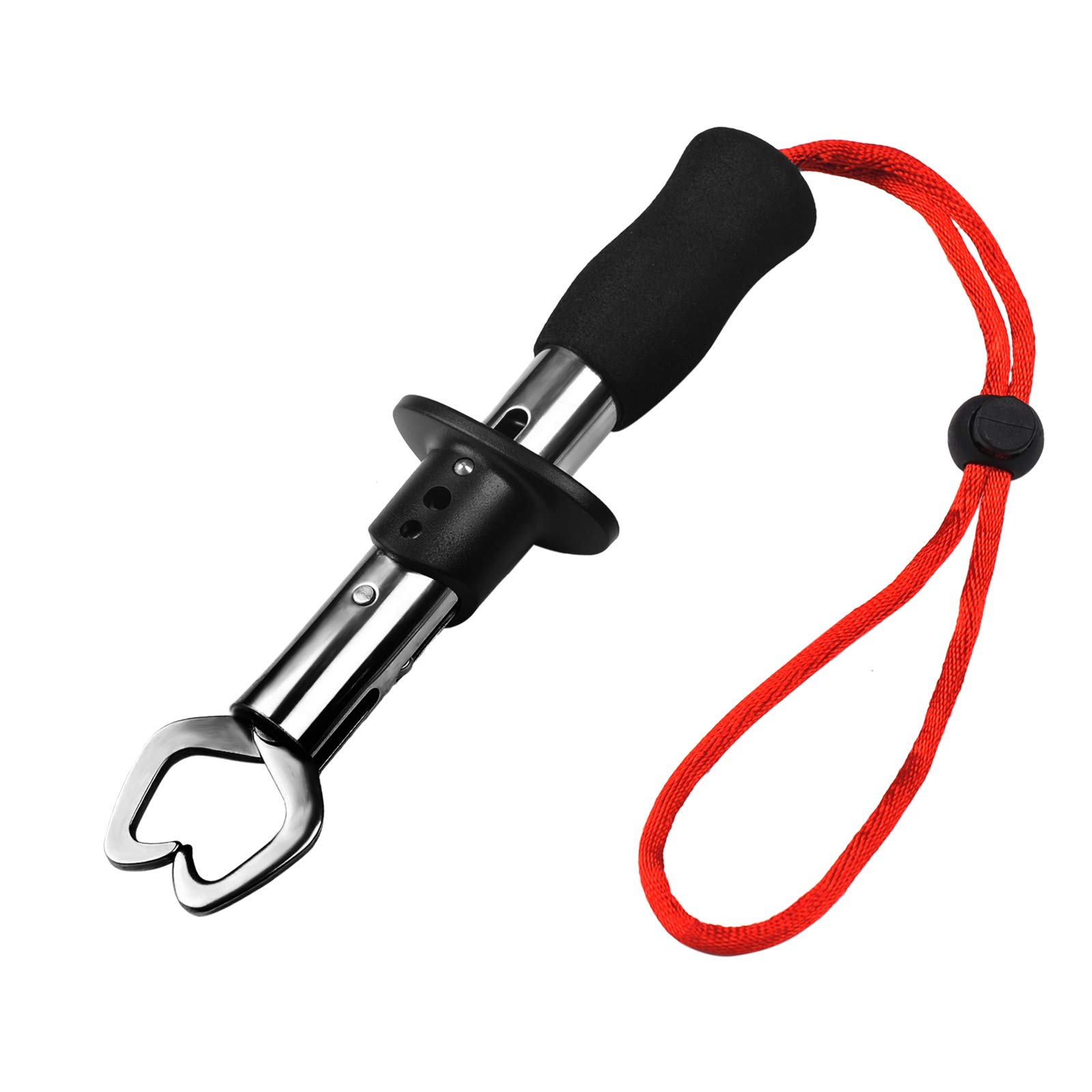 Fiblink Portable Fish Lip Grabber Gripper Grip Tool Fish Holder Stainless Steel Fishing Gear (General Gripper No Scale)