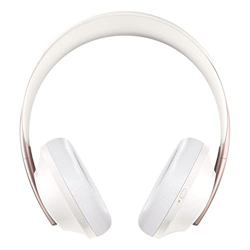 SOULWIT Replacement Earpads for Bose 700 (NC700) Wireless Headphones, Ear Pads Cushions with Softer Leather, High-Density Noise Cancelling Foam, Added Thickness - White