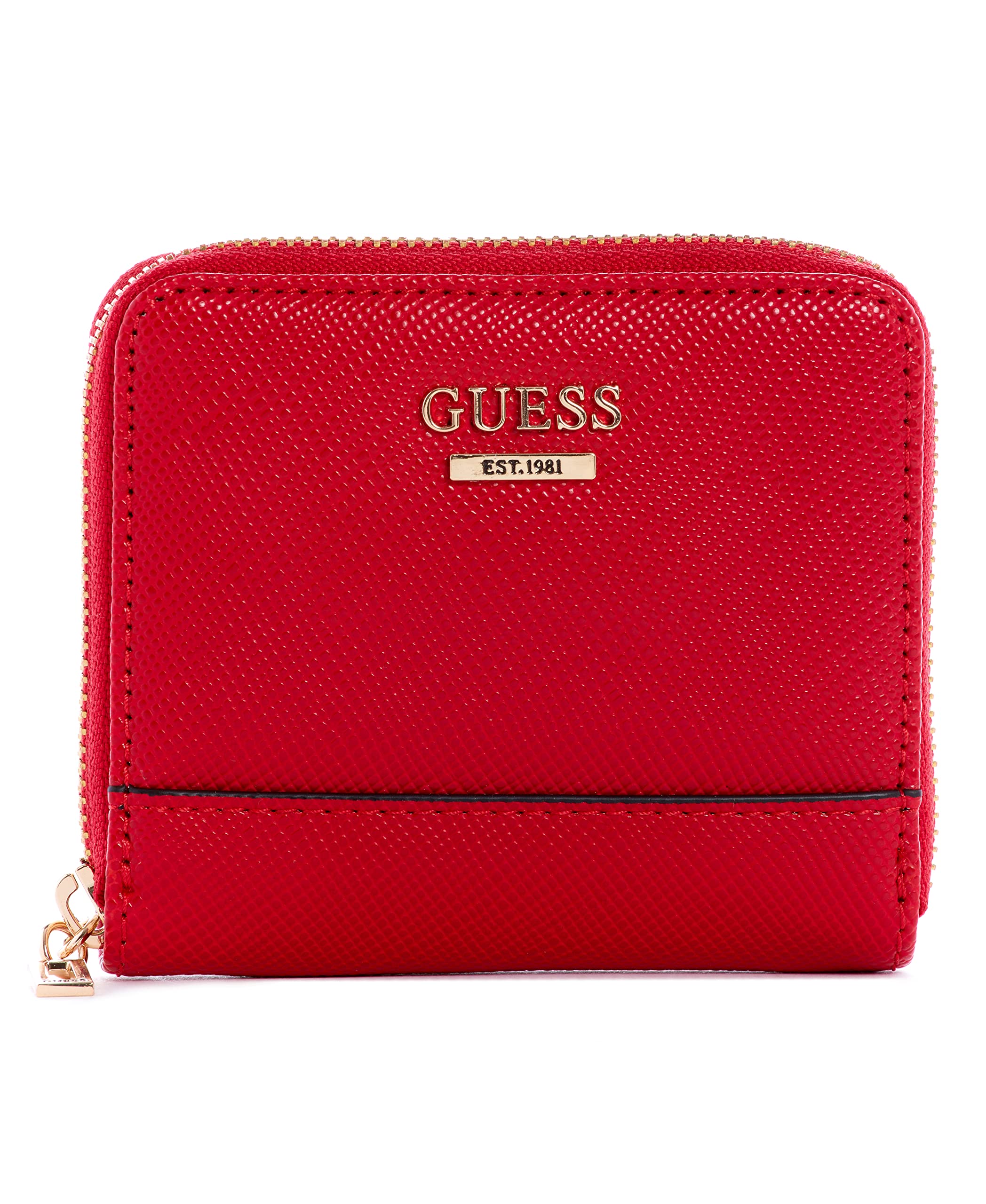 GUESS Noelle Small Zip Around Wallet, Roman RED