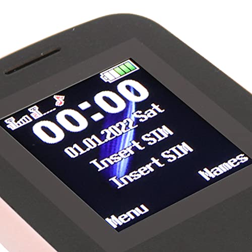 Zyyini Senior Cell Phone, 2G GSM, High Volume Unlocked Basic Mobile Phone, 2.4 Inch Large Screen, Dual SIM Supported, Big Buttons Unlocked Cellphone for Elderly Parents Gift (Pink)