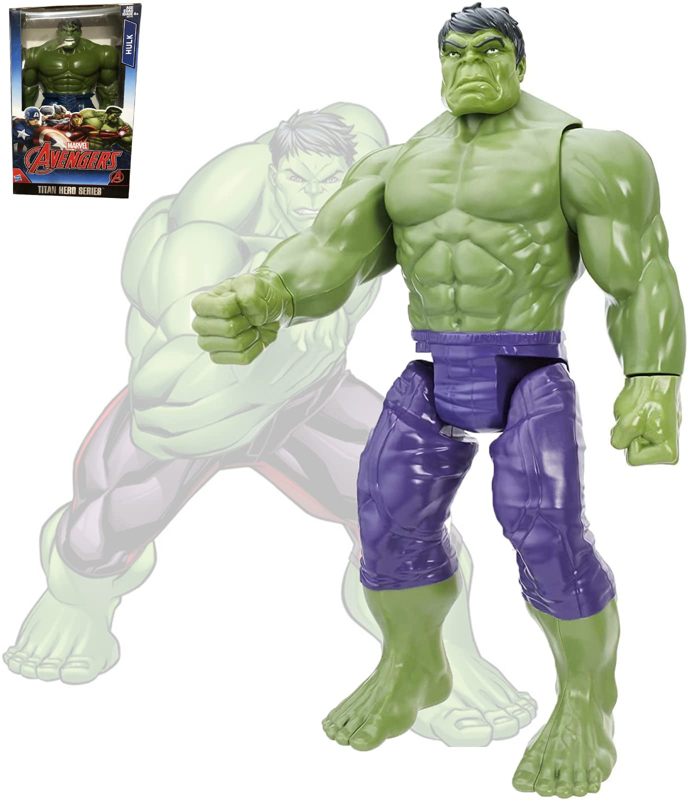HASBROSERIES Titan Hero Series 12-inch Tall Hulk Action Figure New Version