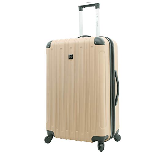 Travelers Club Midtown Hardside 4-Piece Luggage Travel Set, Expandable, Tan