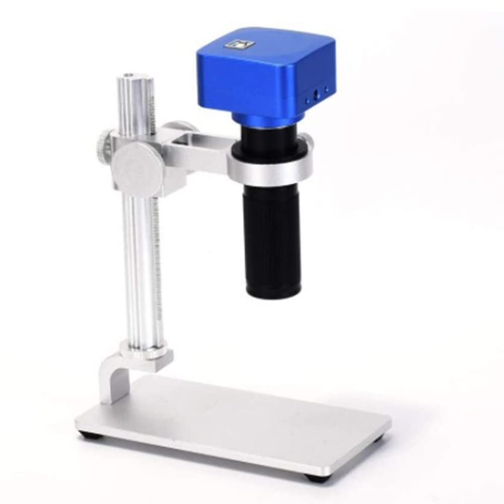 LXXSH Aluminum Alloy Stand USB Microscope Stand Holder Bracket Mini Foothold Table Frame for Microscope Repair Soldering (Color : A, Size : See Figure)