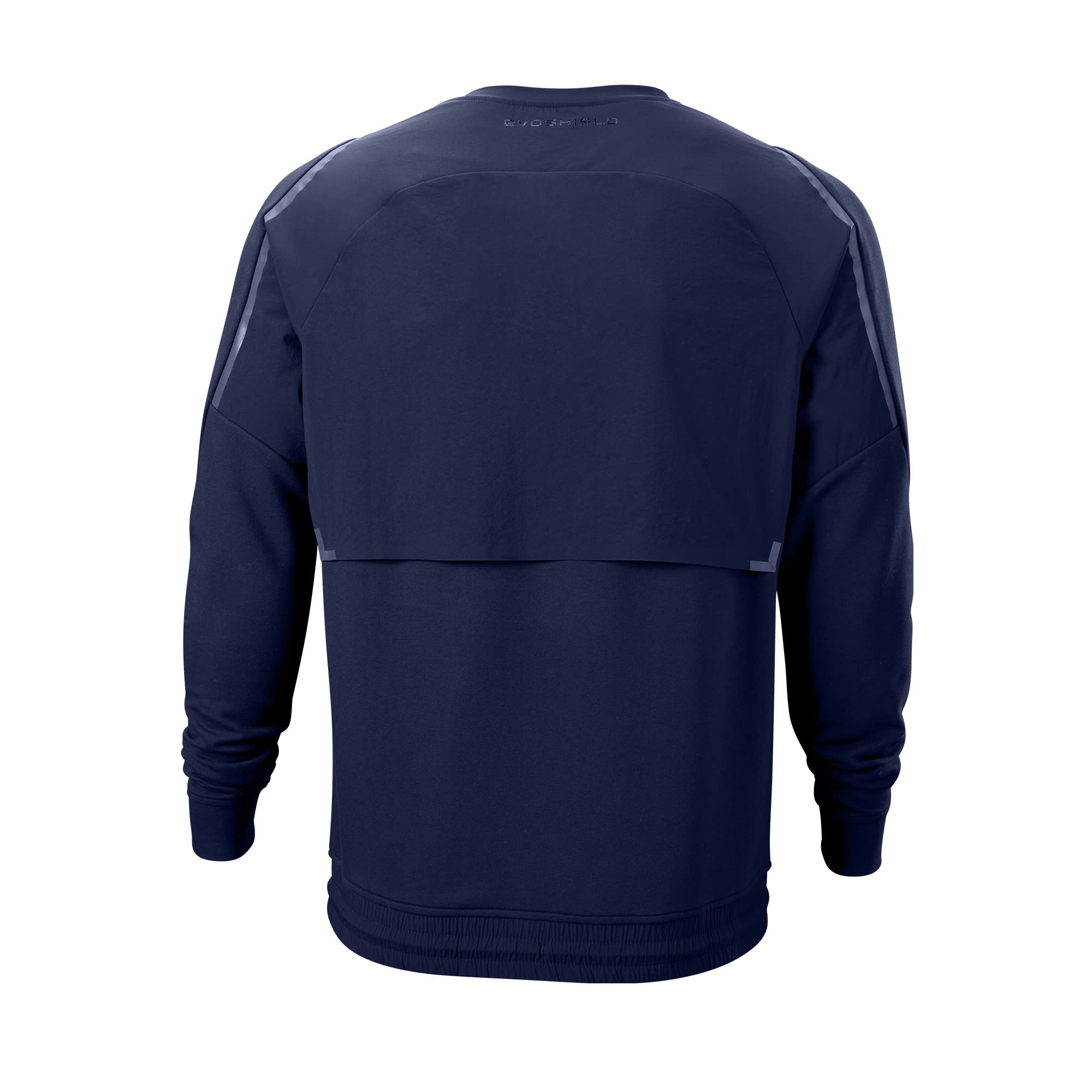 EvoShield Men's Hybrid Woven Pullover, Navy, Large