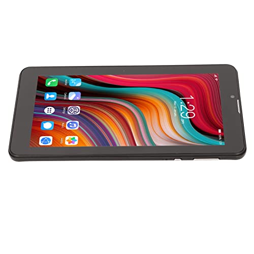 HD Tablet, 4GB 32GB 6000mAh Capacity 7 Inch Tablet 1960x1080 HD Black Octa Core Expandable to 128GB for Android 10.0 for Playing Games (US Plug)