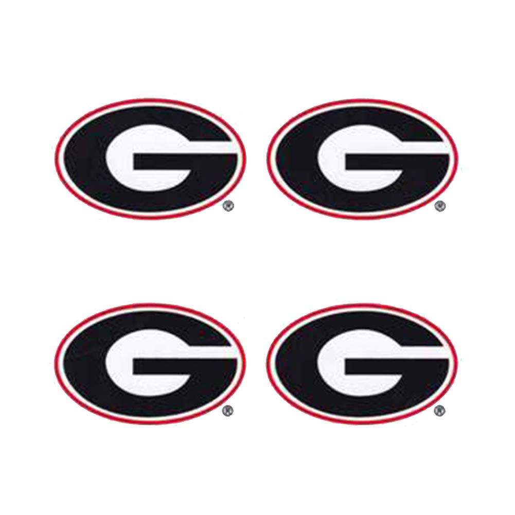 Georgia Bulldogs Logo Decal Sheet - 4 Decals
